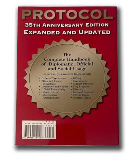 The Protocol Red Book: The Authoritative Source - 35th Anniversary Edi ...